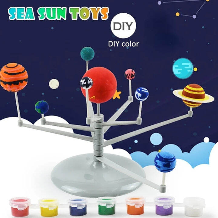 DIY Solar System Model Kit with 9 Planets Astronomy Science Education ...