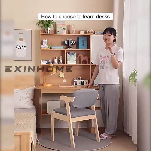 Tidy Home Study Table Computer Desk Thickened Study Table Waterproof ...