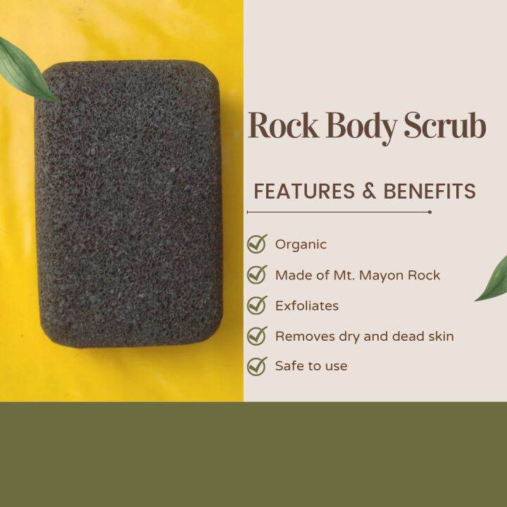 Batong Panghilod Made of Mayon Lava Rock | Lazada PH
