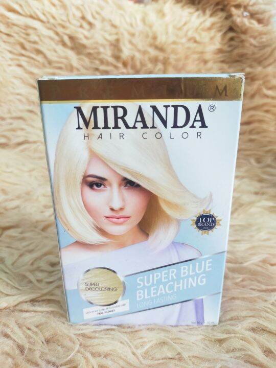 MIRANDA SUPER BLUE BLEACHING SUPER DECOLORING CAT HIGHLIGHT | Lazada ...