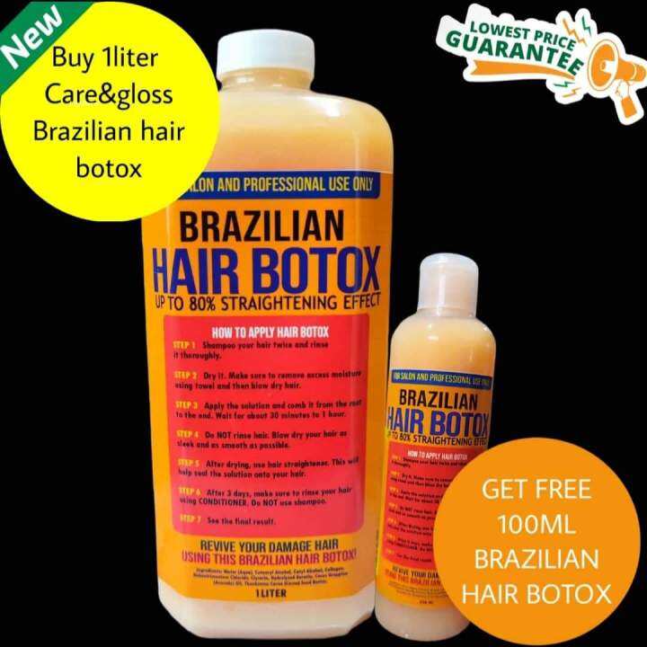 Get Free 100ml Buy 1Liter)NEW BRAZILIAN HAIR BOTOX UP TO 80% ...