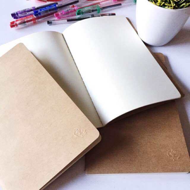 Kraft Plain Notebook Unlined Japanese Style | Lazada PH