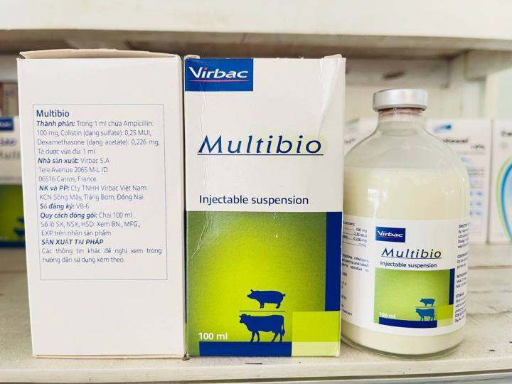 Multibio 100ml Virbac dạng nhủ dầu cho gia súc, chó, mèo. | Lazada.vn