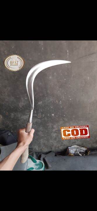 Sabit Arit Ngarit Rumput Baja Ringan | Super Tajam Sepuh Tanpa asah | Lazada Indonesia