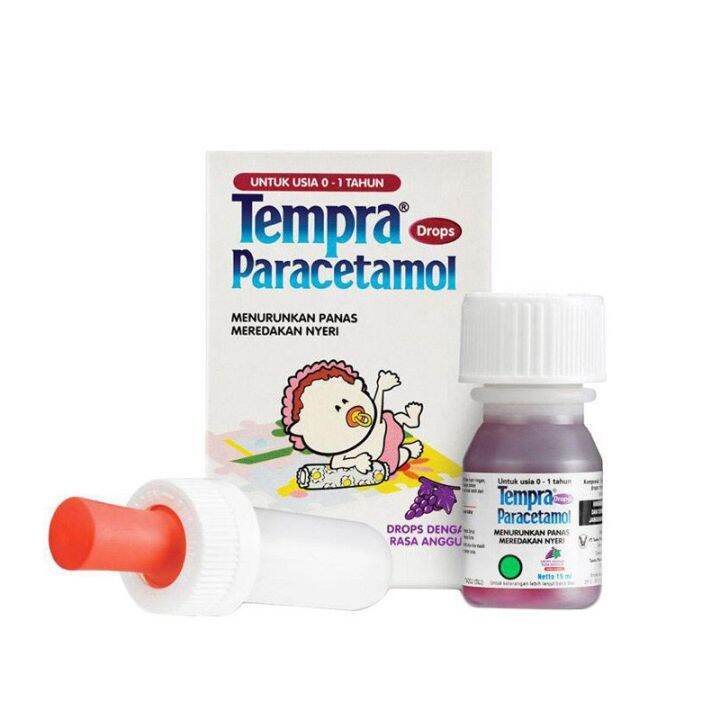 Tempra Drops 15ml / Demam / Demam Bayi/Penurun Demam Bayi/Penurun Panas ...