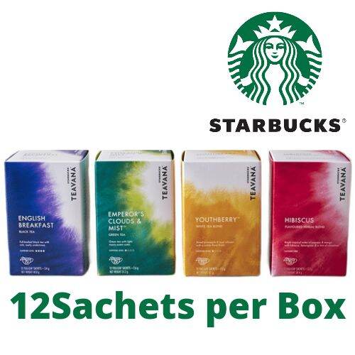 STARBUCKS TEAVANA 12 SACHETS PER BOX | Lazada PH