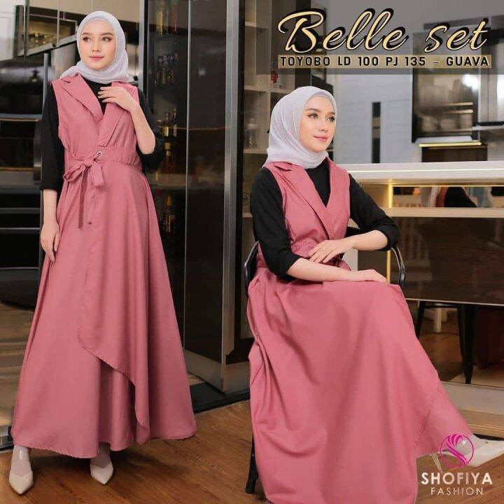 Priskila Cell Belle Set BL (Can Overalls + Inner) Toyobo วัสดุผสม ...