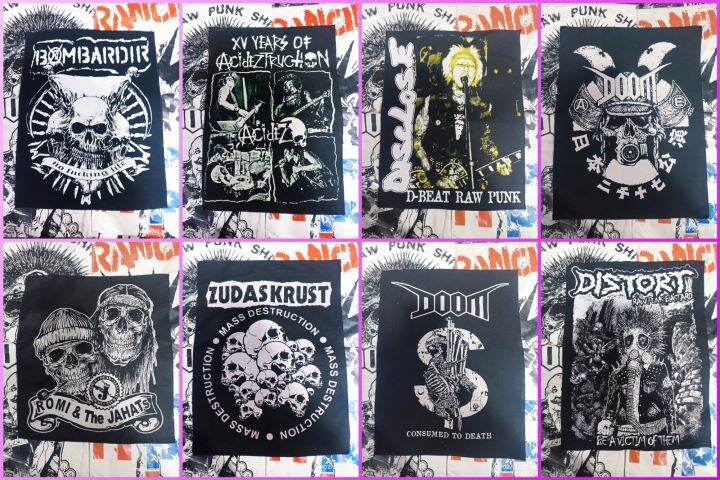 backpet,emblem jaket,emblem punggung,emblem besar,emblem band punk ...