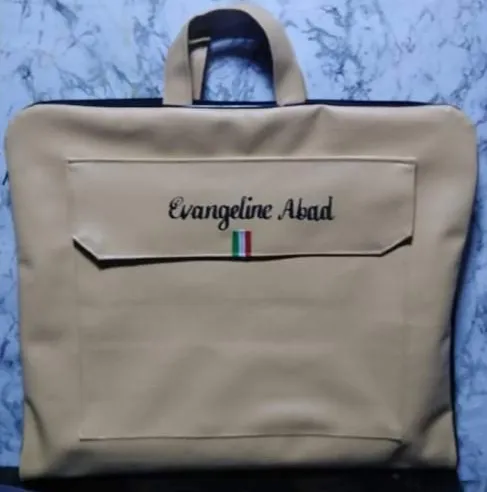 Beige toga bag leather with name made to order | Lazada PH