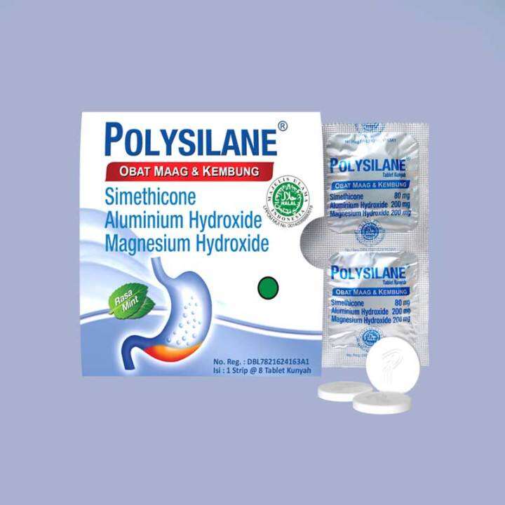 Polysilane Tablet ( 1 Strip ) 8 Tablet | Lazada Indonesia
