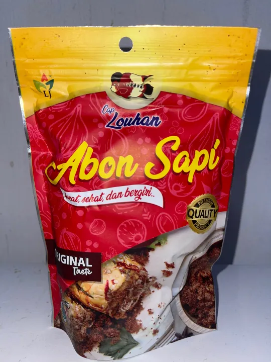 COD ABON SAPI CAP LOUHAN 100 gram bandung | Lazada Indonesia