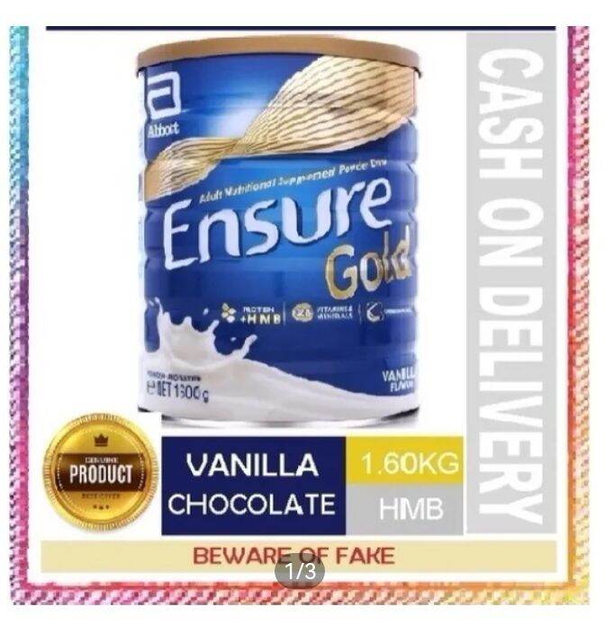 ensure gold vanilla 1.6kg 2025 COD | Lazada PH