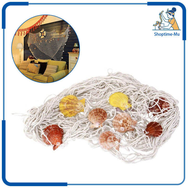 Jaring Ikan Laut Mediterania Dekorasi Dinding Ruma 1m*2m Jala Ikan ...