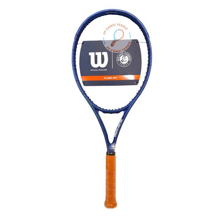 ไม้เทนนิส tennis racket Wilson Clash 100 V2 Roland Garros ของแท้ พร้อม ...