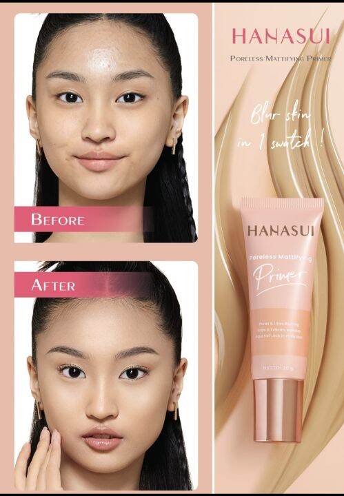 HANASUI poreless mattifying primer 20 G | Lazada Indonesia
