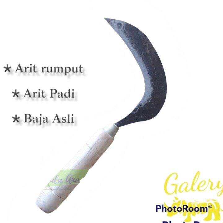 Arit Padi Rumput Suroto/Arit Mini Kecil/Arit Babat Rumput/Sabit ...