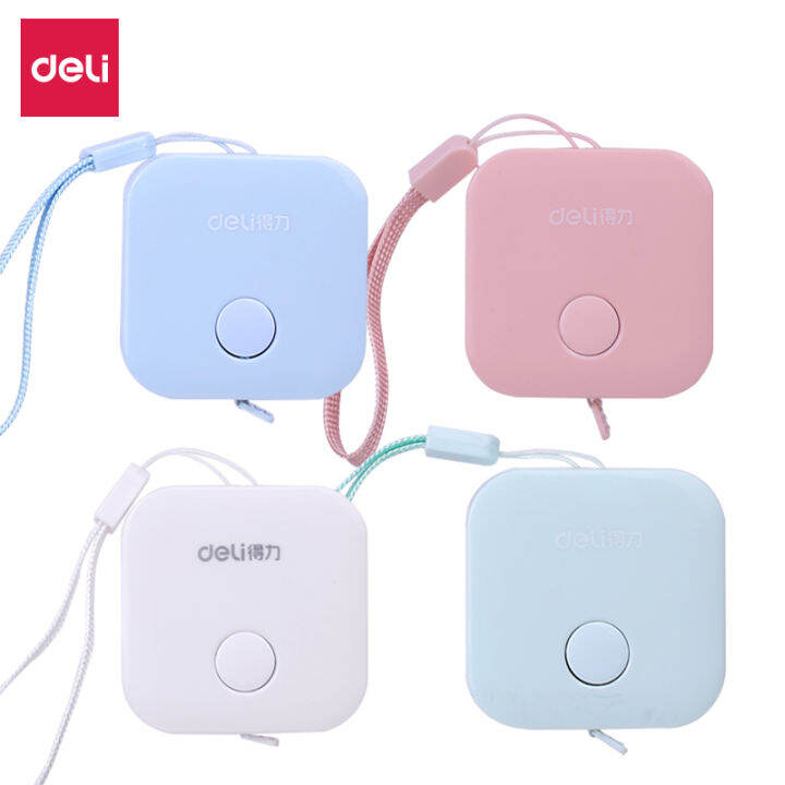 Deli Mini Tape Measure Retractable Height Measuring Tool Tape Measure ...