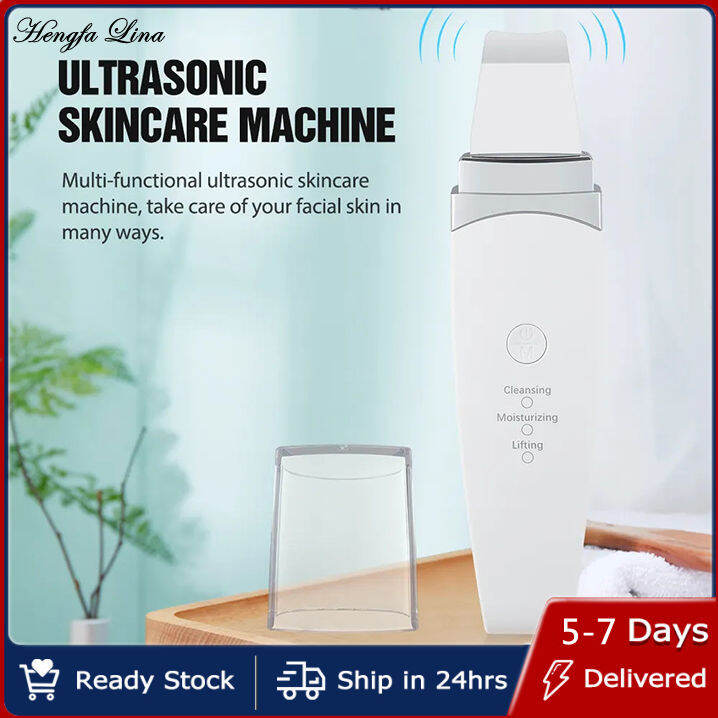 Hengfa Lina New Ultrasonic Skin Scrubber Facial Spatula Blackhead ...