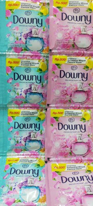 downy parfum pewangi dan pelembut pakaian 500 isi 48 saset | Lazada ...