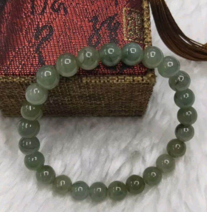 Genuine Jade Stone 8mm Lucky Bracelet | Lazada PH