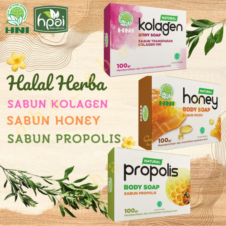 sabun kolagen [ ASLI HPAI HNI ] / sabun madu / propolis/ clean wajah ...
