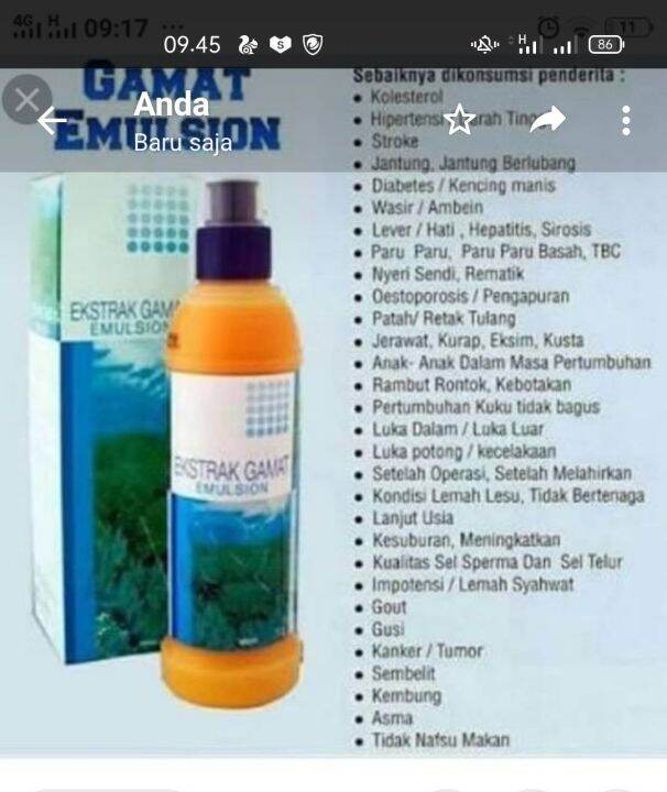 gamat Extra Emultion produk activating meregenerasi sel | Lazada Indonesia