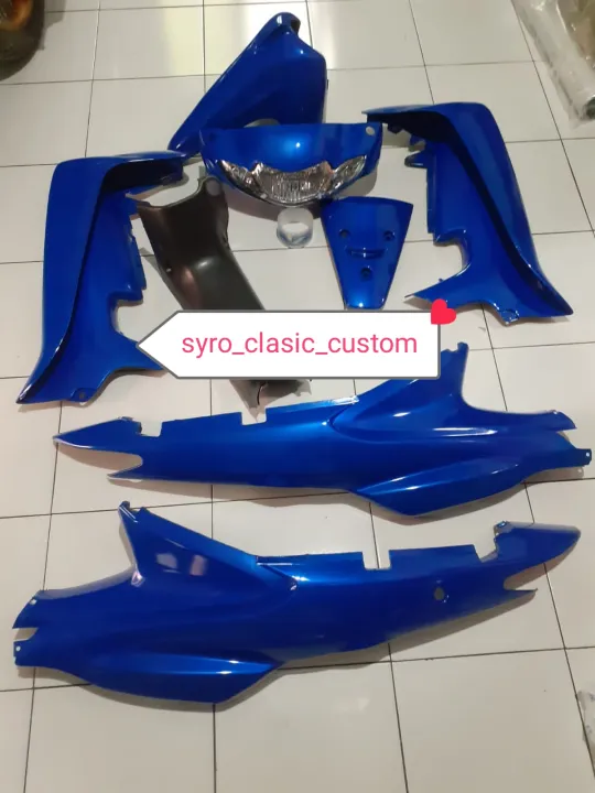 PAKET BODI SUZUKI SMASH LAMA WARNA BIRU | Lazada Indonesia