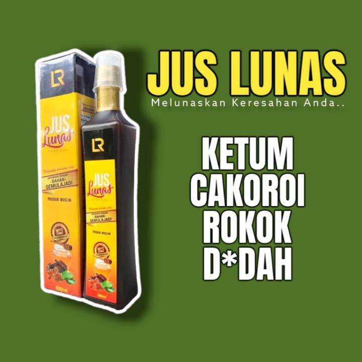 Ubat ketagihan ketum biak cakoroi Jus Lunas Viral 535ml | Lazada