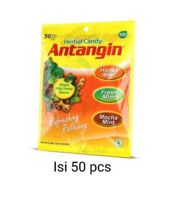 Permen Antangin aneka rasa 1sak isi 50 butir herbal candy | Lazada ...