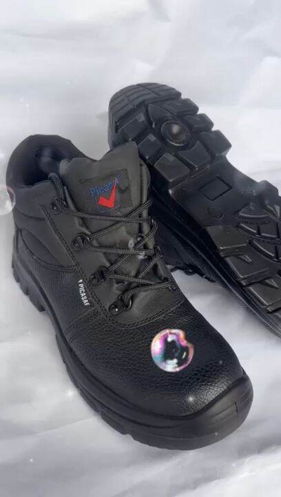 SIRIM DOSH Steel toe safety shoes boots high cut 7218 Picasaf/Leather ...