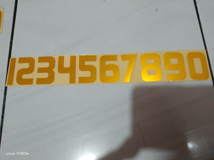 Stiker Cutting Angka Besar . | Lazada Indonesia