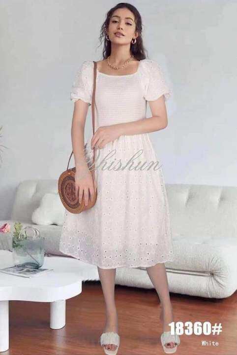 Laarnie Bangkok Eyelet Dress for Women | Lazada PH