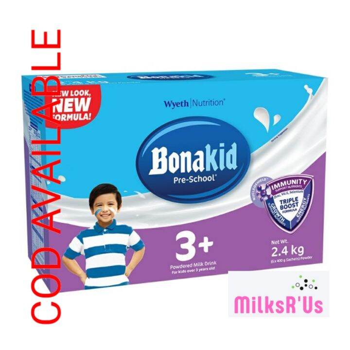 Bonakid Pre-School 3+ 2.4kg Formula Powder Milk Drink | Lazada PH