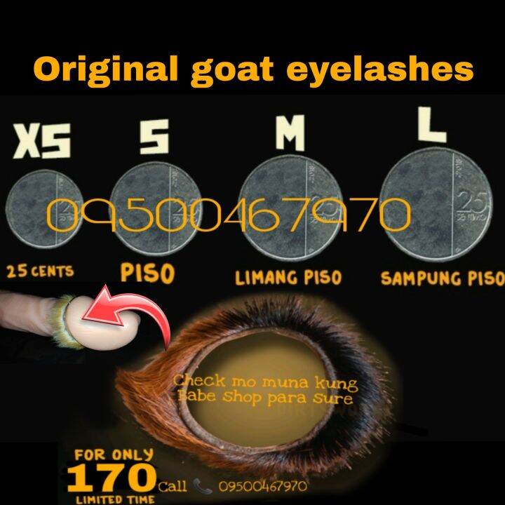 GOAT EYELASHES MADE IN REAL GOAT | Lazada PH