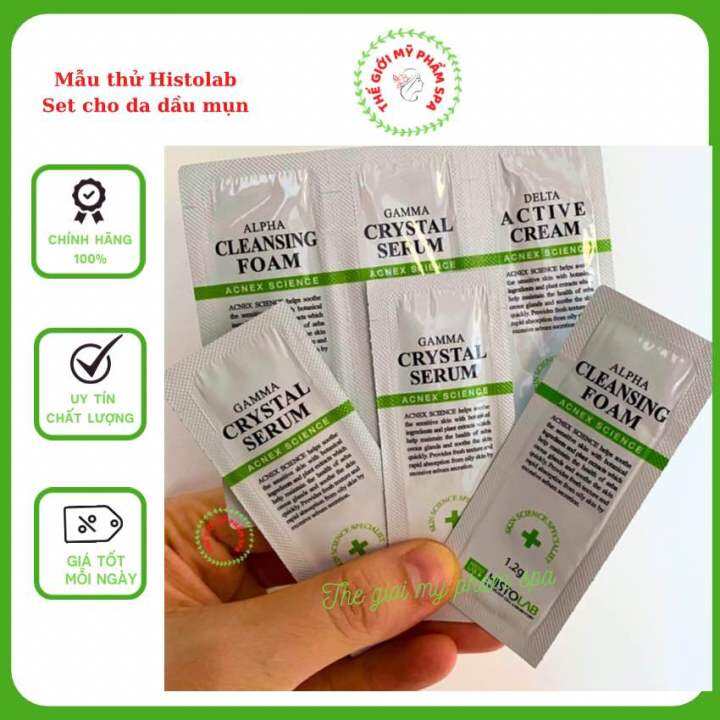 [Mẫu thử] 1 Sample Histolab set dành cho da dầu mụn | Thegioimyphamspa ...