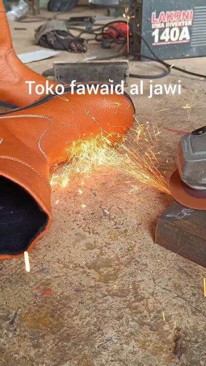 Sepatu safety king skn ujung besi keselamatan kerja pabrik pom bengkel ...