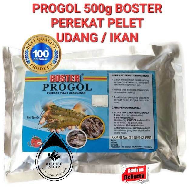 PROGOL 500g untuk Ikan BOSTER Perekat Makanan Ikan | Lazada Indonesia