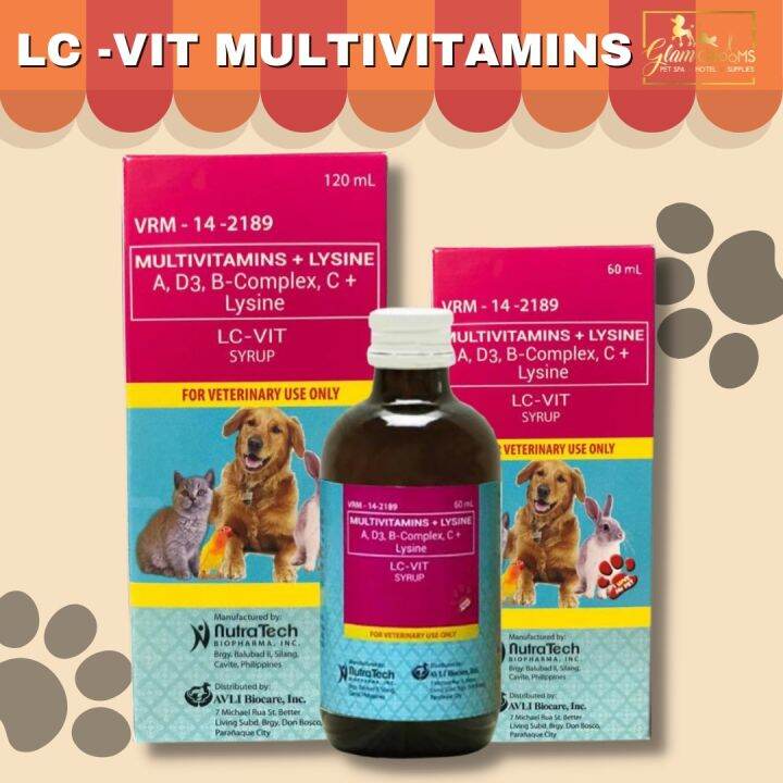 LC-VIT Multivitamins for dogs and cats 60ml | Lazada PH