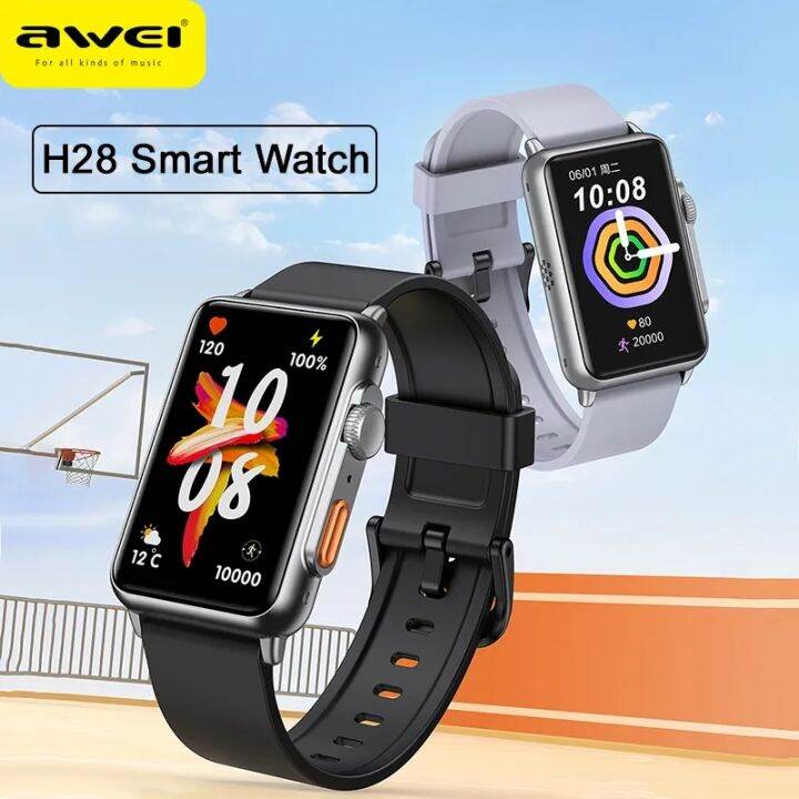Original Awei H28 Health Smart Watch Bluetooth Call HeartRate Blood ...