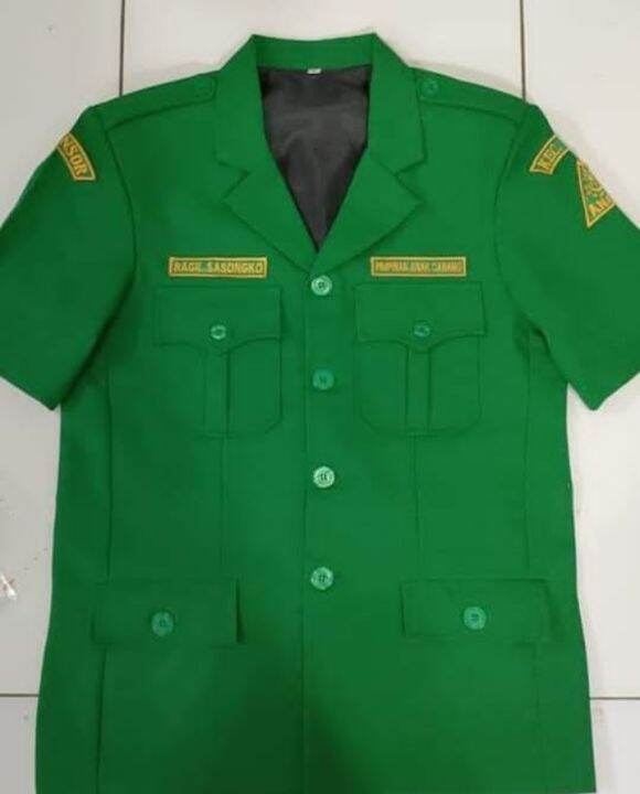 Jas Ansor Sukarno Lengan Pendek Bahan Bellini | Lazada Indonesia