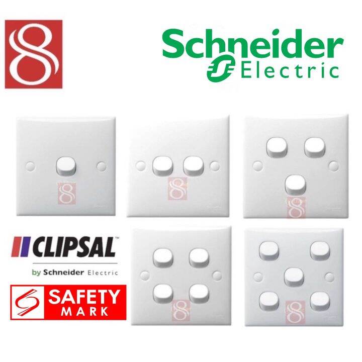 SCHNEIDER CLIPSAL S-Classic Series SWITCH ( One way switch) | Lazada ...