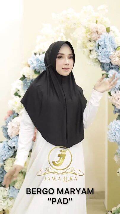 BERGO MARYAM | HIJAB ISNTAN | JERSEY ZOYA | JAWAHRA HIJAB | Lazada Indonesia