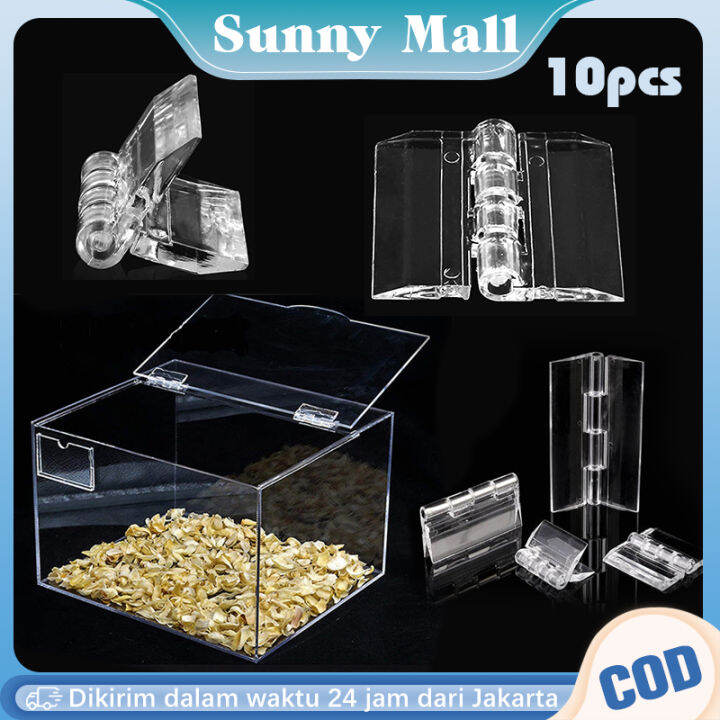Engsel Akrilik 10pcs Engsel Acrylic Transparan Acrylic Hinge Bening ...