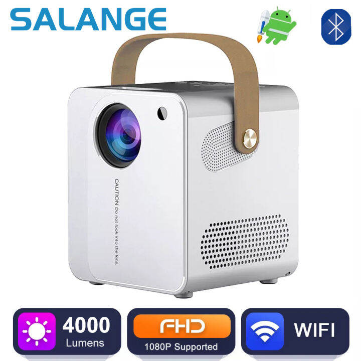 🎁FREE GIFT🎁 Salange P350 Mini Projector Full HD 1080P Supported LED ...