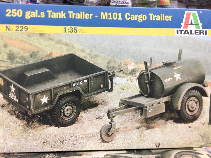 Tamiya 1/35 250 gal.s Tank Trailer - M101 Cargo Trailer 229 | Lazada PH