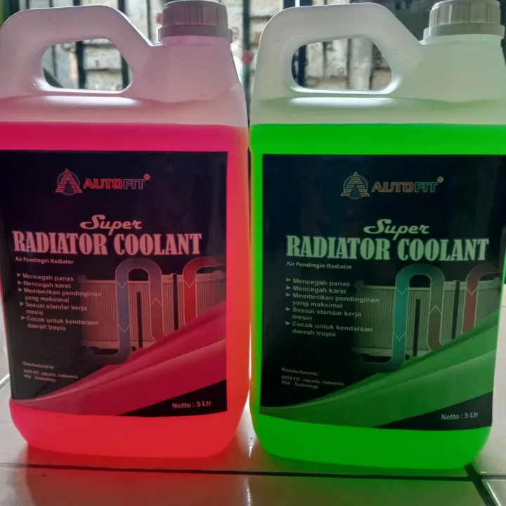 AIR COOLANT RADIATOR MOBIL MOTOR AUTOFIT 5LITER/SUPER RADIATOR COOLANT ...