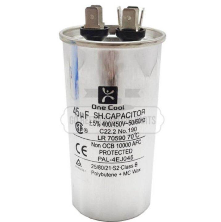 CAPASITOR AC 45 UF KAPASITOR AC 45 MIKRO 450 VOLT | Lazada Indonesia
