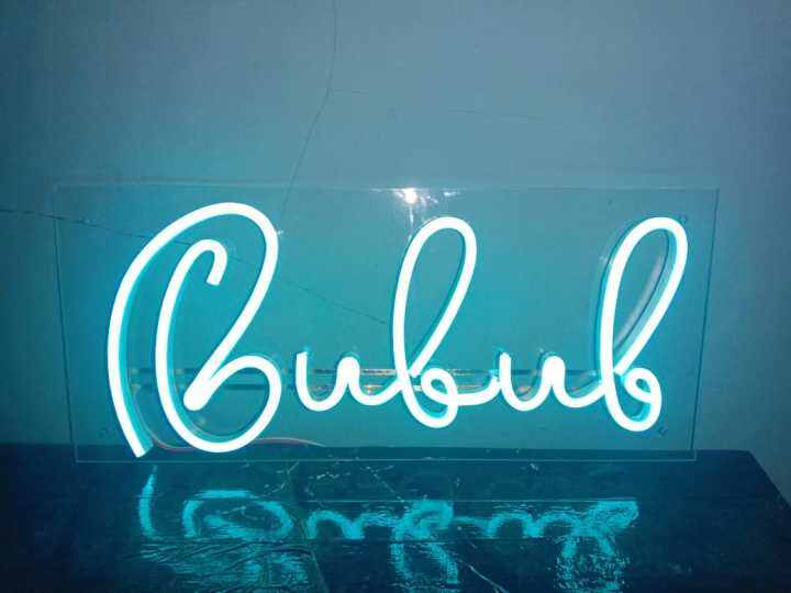 lampu hias tulisan custom 3-8 huruf, lampu LED dekorasi, neon flex LED ...