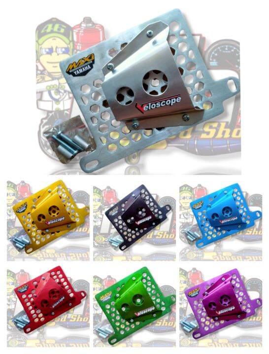 Tutup cover radiator Maxi airscope Nmax Aerox Lexi alumunium cnc motif ...