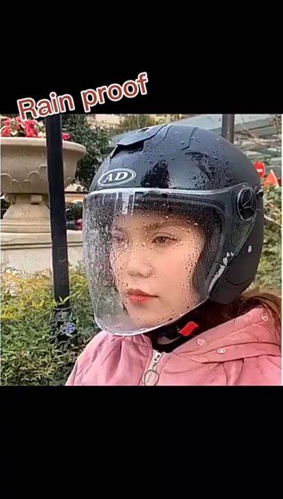 Motorcycle Clear Helmet Rainproof Film Anti-Fog Film For Safe Driving Motorcycle Protective ...